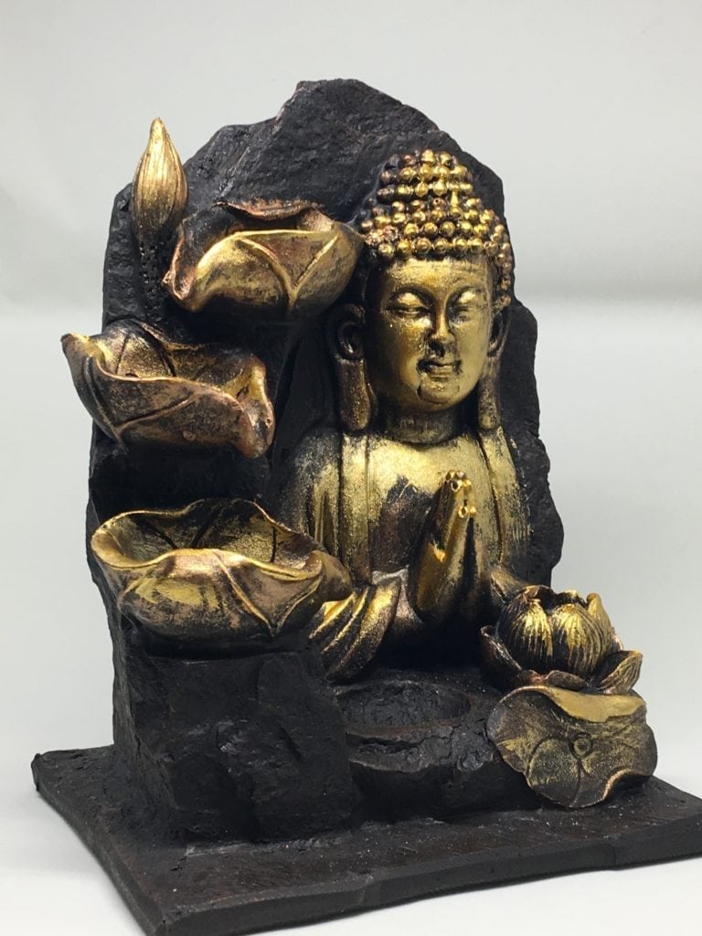 Soothing Relaxing Blessing Buddha Water Sounds Feature Meditation