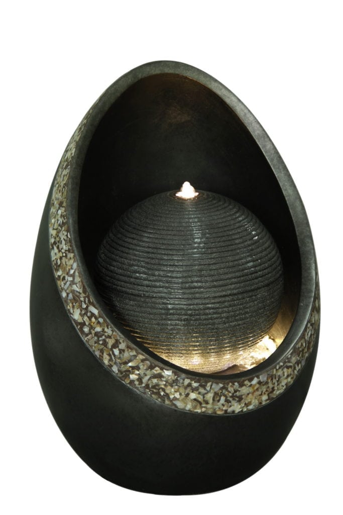 Cocoon Water Feature Egg Shaped Indoor Outdoor Landscaping Fountain